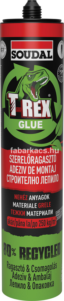 Ragasztó SOUDAL T-REXNehéz anyagok 350gr